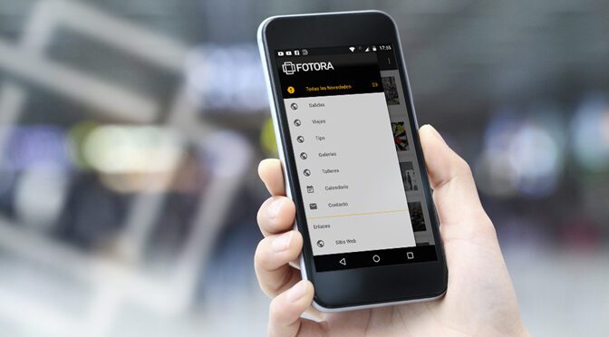 FOTORA en tu celular con nuestra App!