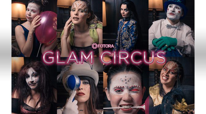 Sesión fotográfica Glam Circus
